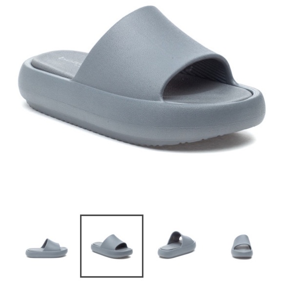 J Slides | Shoes | J Slides Beach Slides Sandals Eva Squish Grey Gray ...